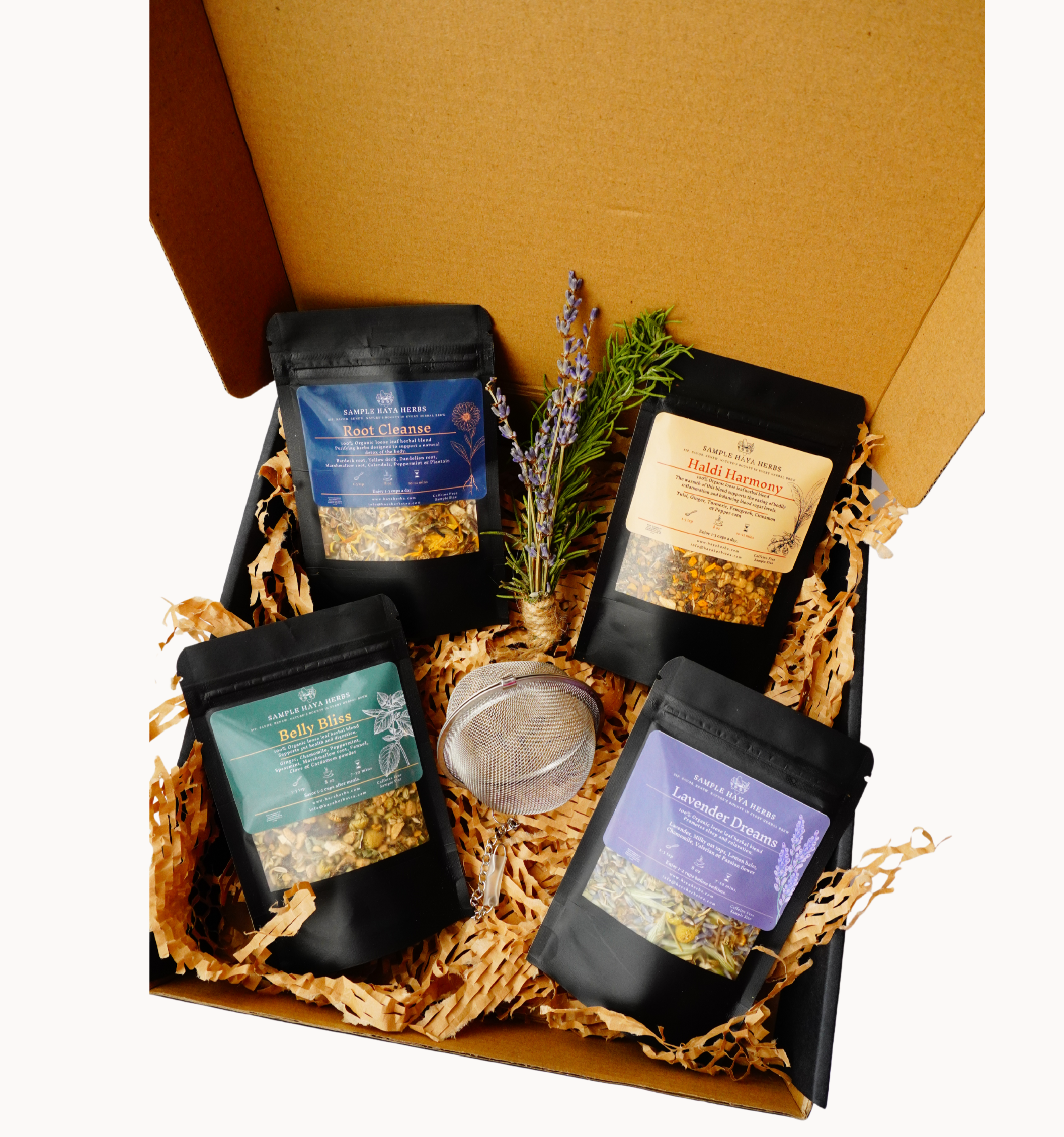 Wellness Sample Gift Box – Haya Herbs